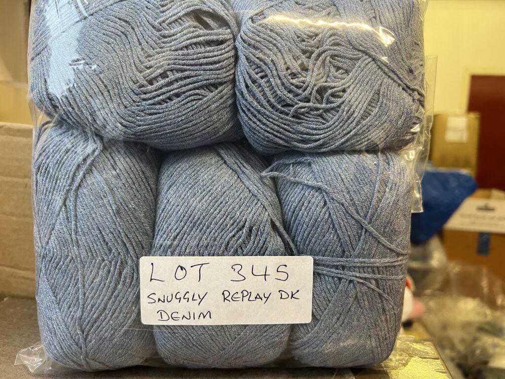 Lot 345 Snuggly Replay DK 5 x 100g Denim - Knitting Wool Sales