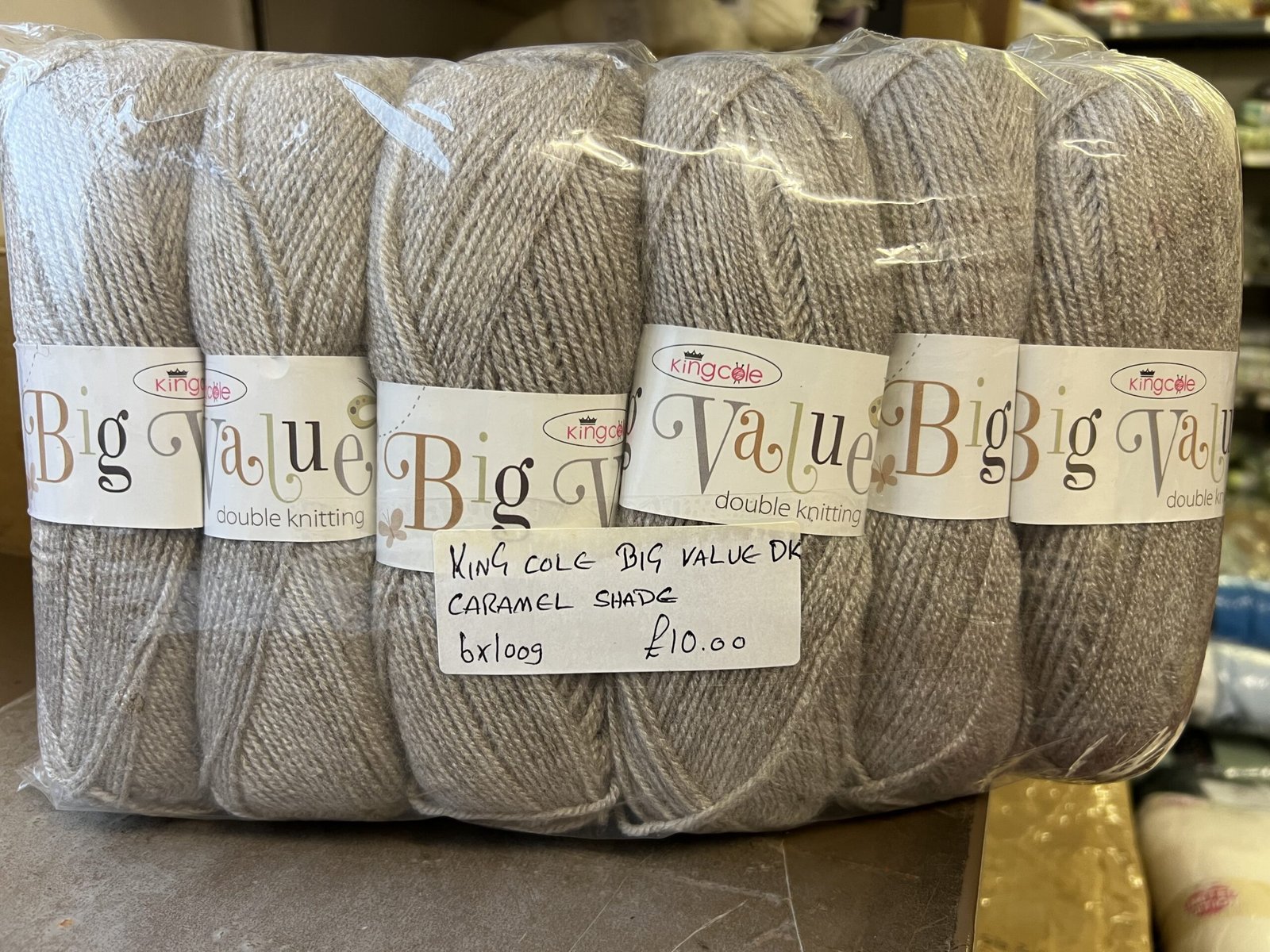 King Cole big value DK caramel 6 x 100g - Knitting Wool Sales